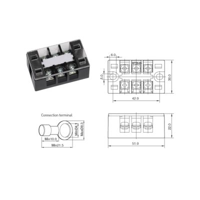 Cầu đấu Hivero HFTB-203 Hàn Quốc Domino 20A 3 Cực Hivero