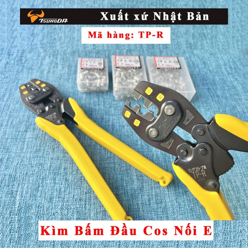 Kìm bấm cosse Tsunoda TP-R cos nối E-S, E-M, E-L DUOGROUP
