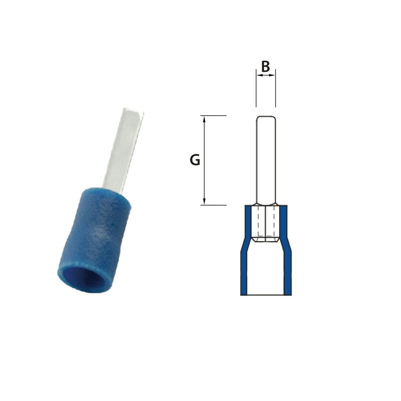 Đầu cốt (cosse) TL1.5 Đầu cos đồng cho dây 1.5mm2