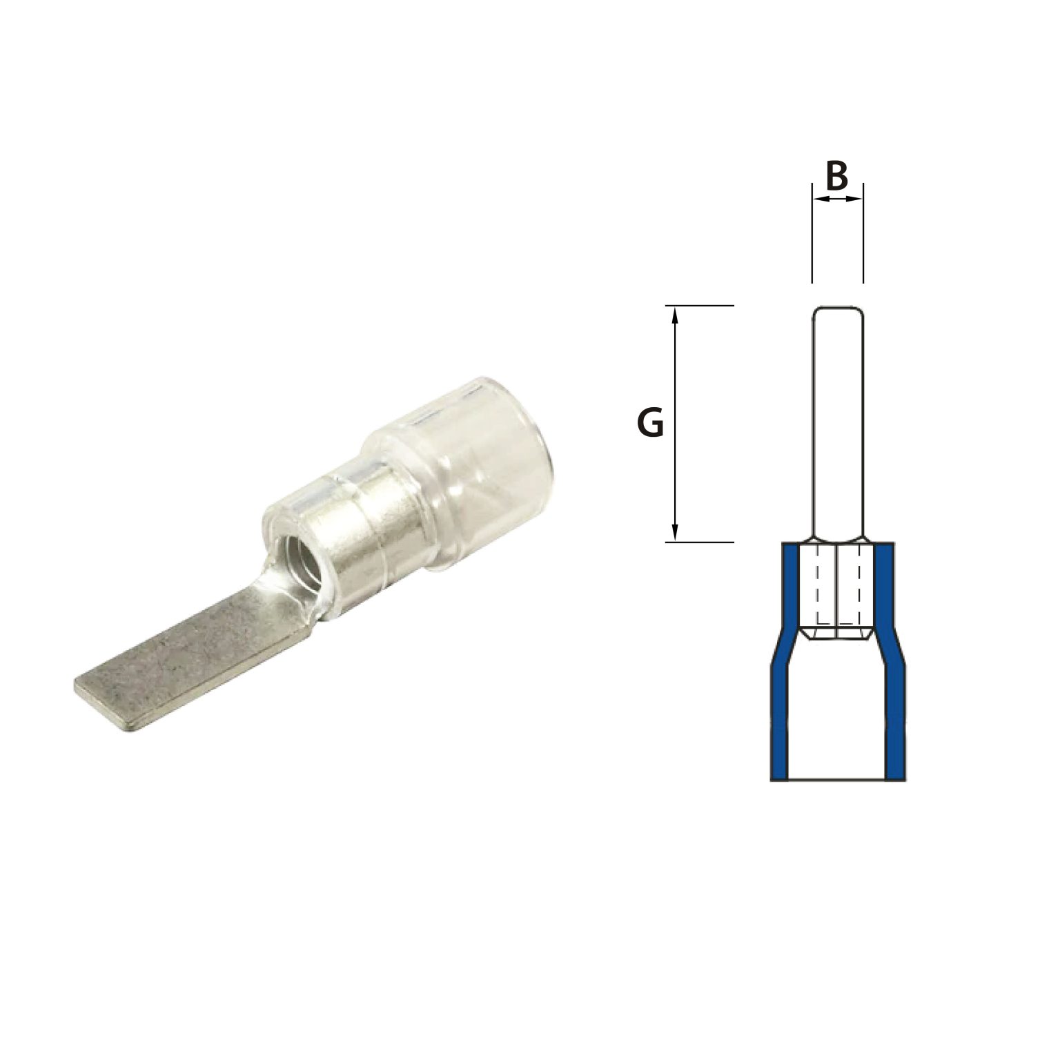 Đầu cosse Dẹt Nichifu TMEN BT series - DUOGROUP