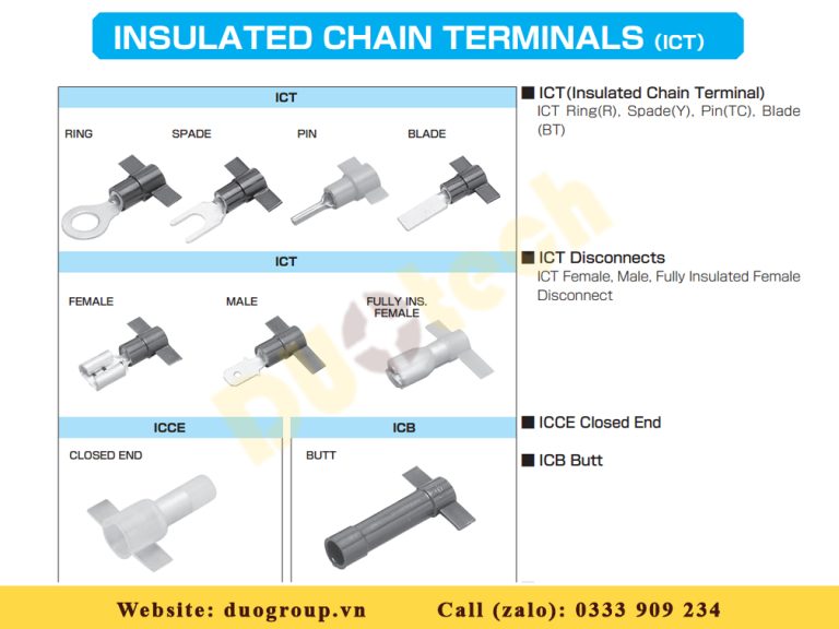 Đầu cos dạng cuộn Nichifu ICTV TC0.3 TC1.25 TC2 TC5.5 Pin đặc